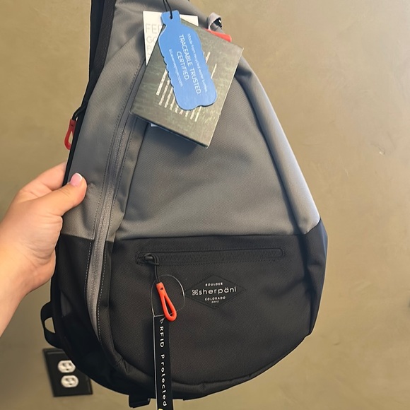 Sherpani | Bags | Sherpani Gray And Black Backpack Modern Design | Poshmark